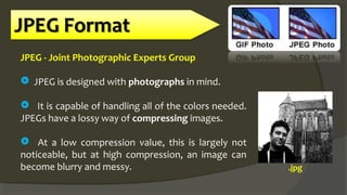 TYPES OF IMAGE FILE FORMAT - MATHANKUMAR.S - VMKVEC | PPT