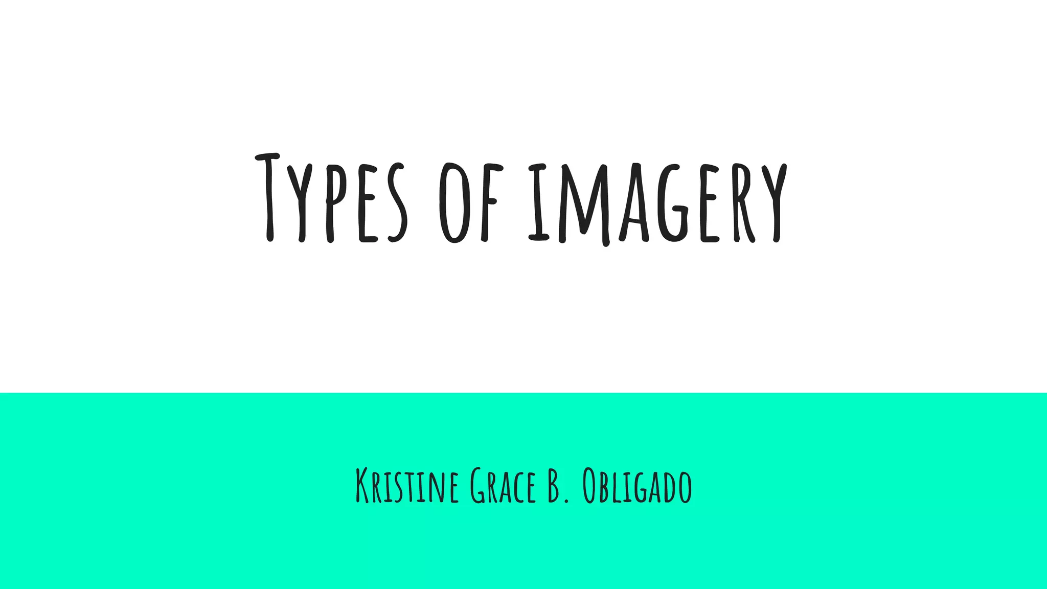 Types of imagery | PDF