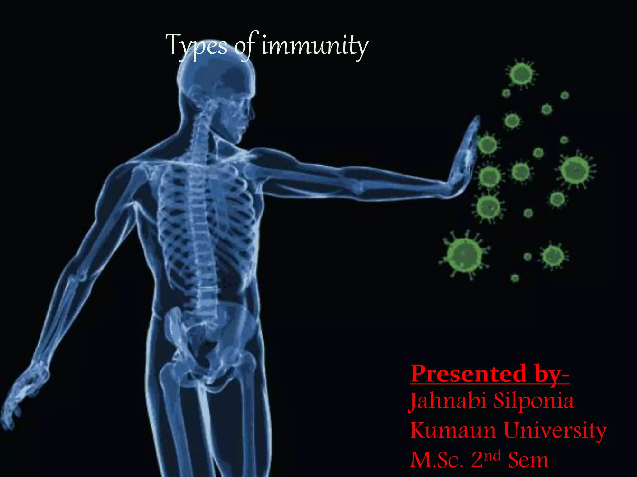Types of immunity | PPTX