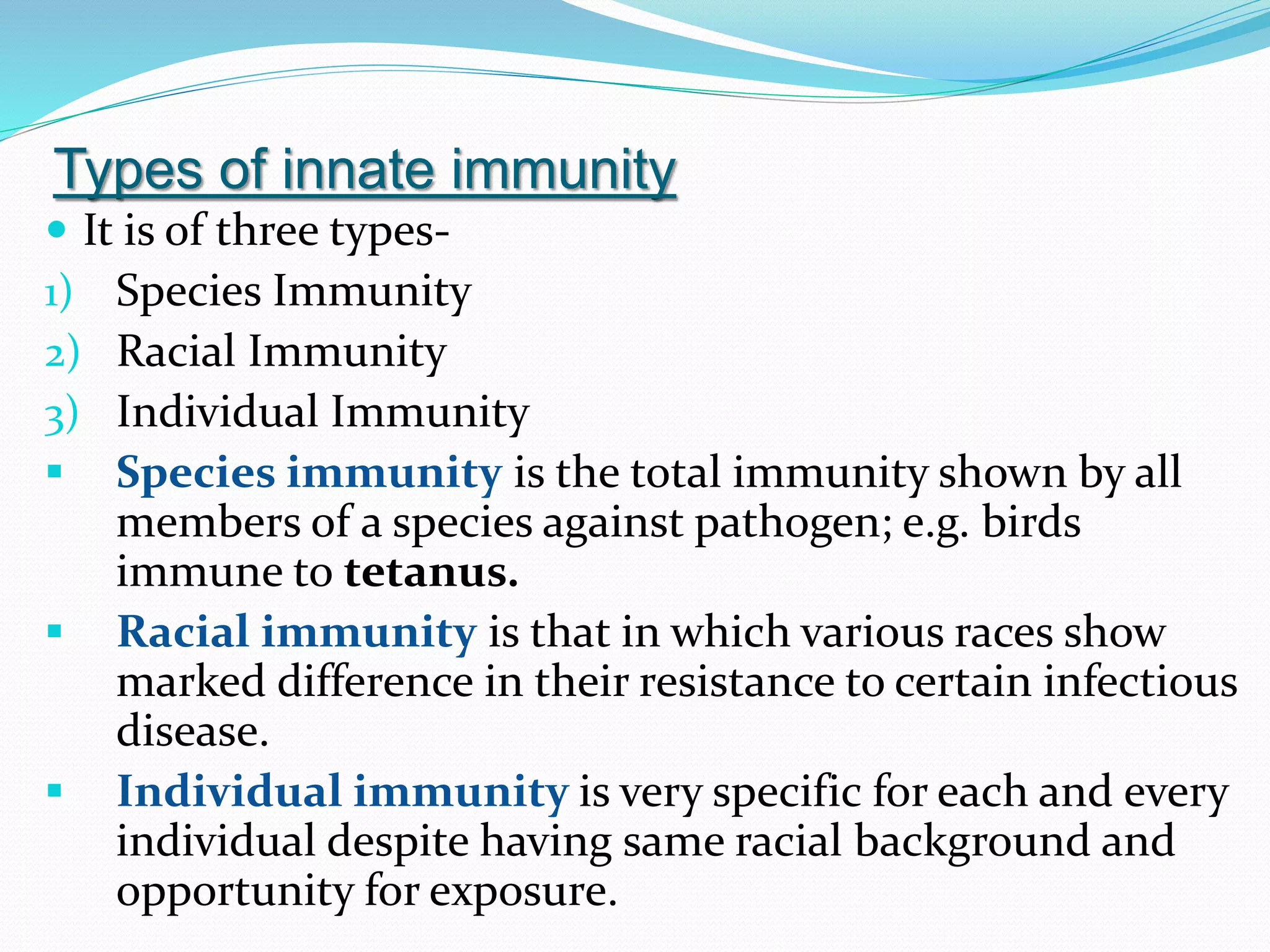 Types of immunity | PPTX