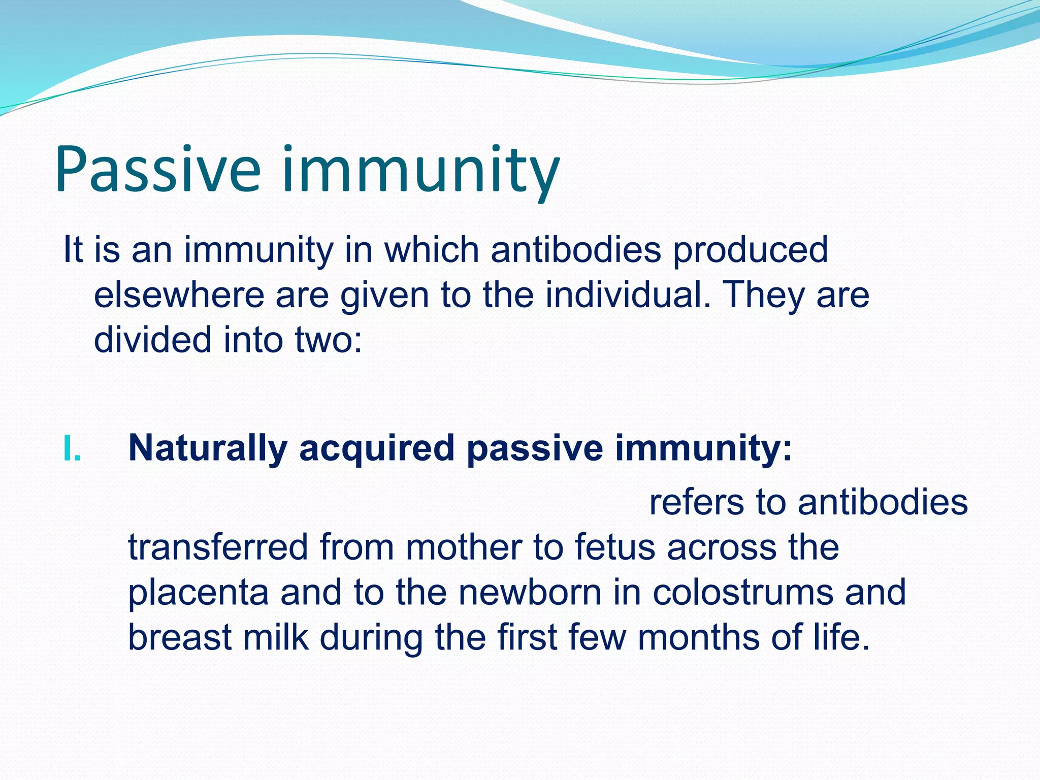 Types of immunity | PPTX