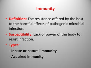 Types of Immunity | PDF