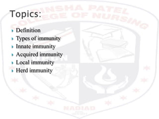 Types of Immunity | PPSX