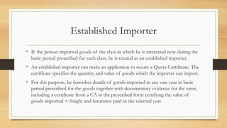Types of importers 1 | PPTX