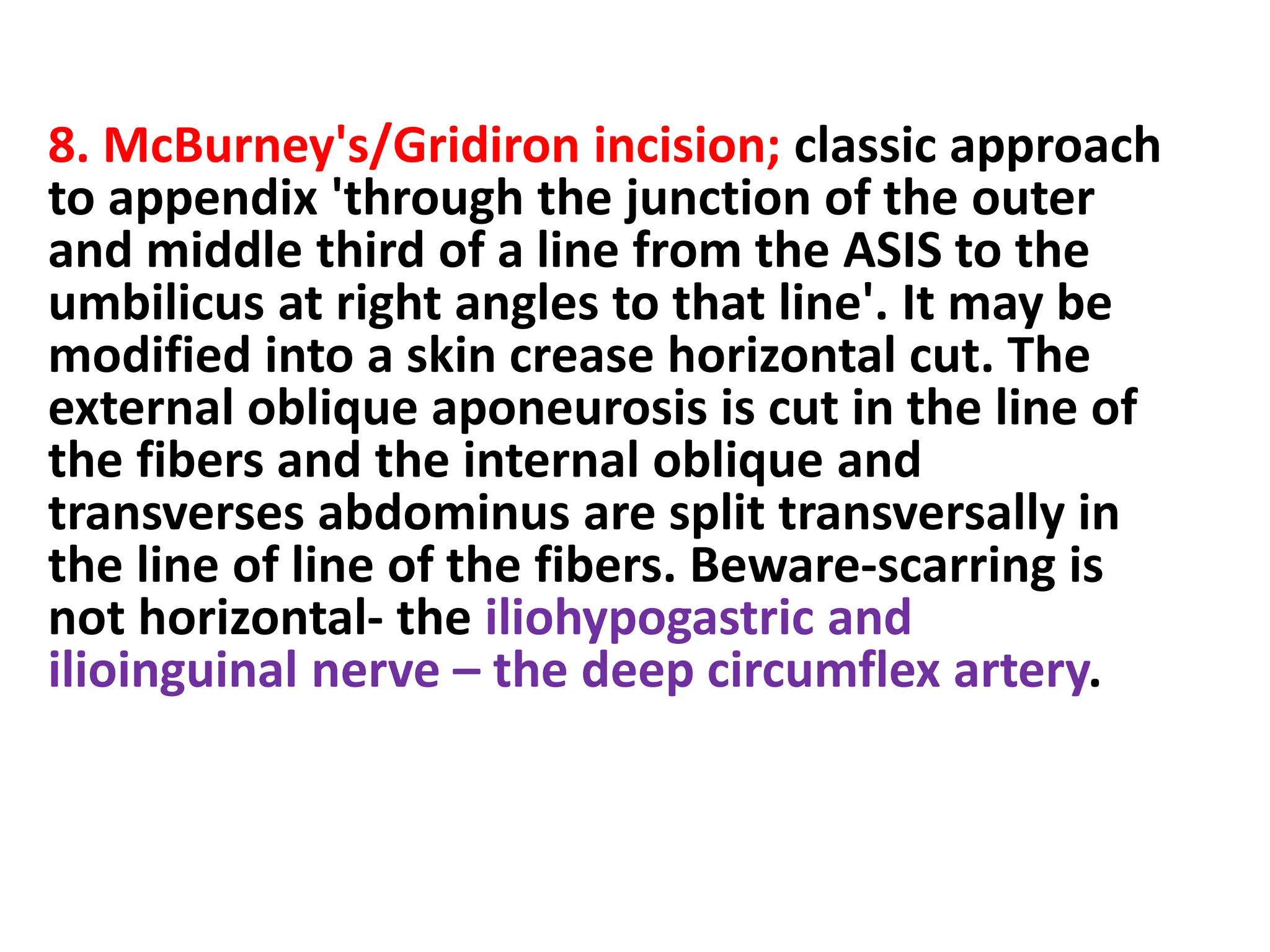 TYPES OF INCISIONS. presentation lecture | PPTX