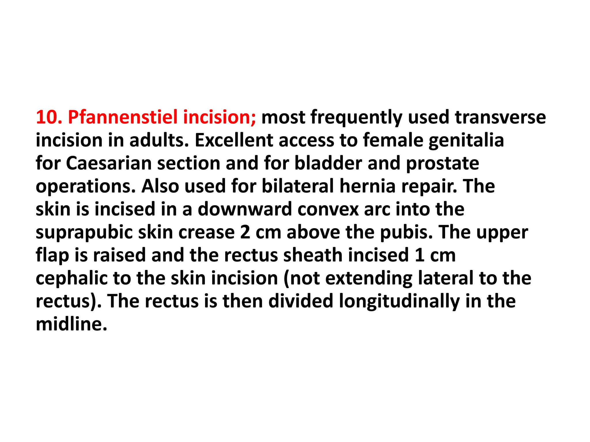 TYPES OF INCISIONS. presentation lecture | PPTX