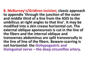 TYPES OF INCISIONS. presentation lecture | PPTX