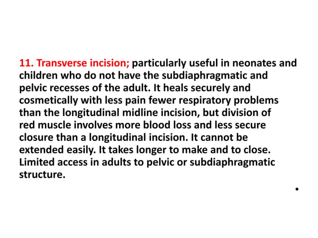 TYPES OF INCISIONS. presentation lecture | PPTX