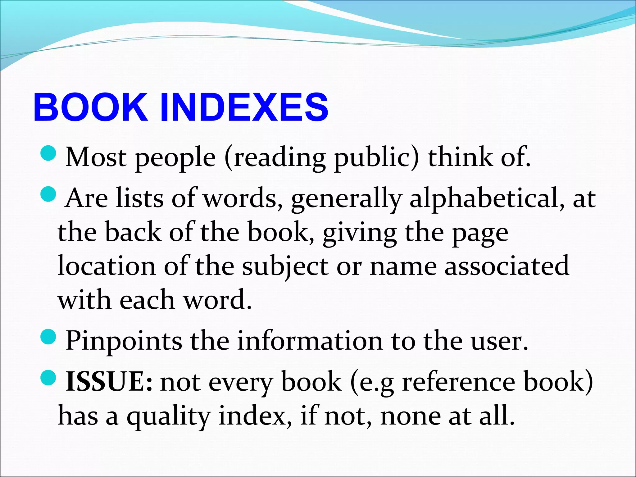 Types of indexes | PPT