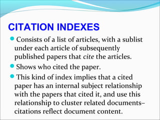 Types of indexes | PPT