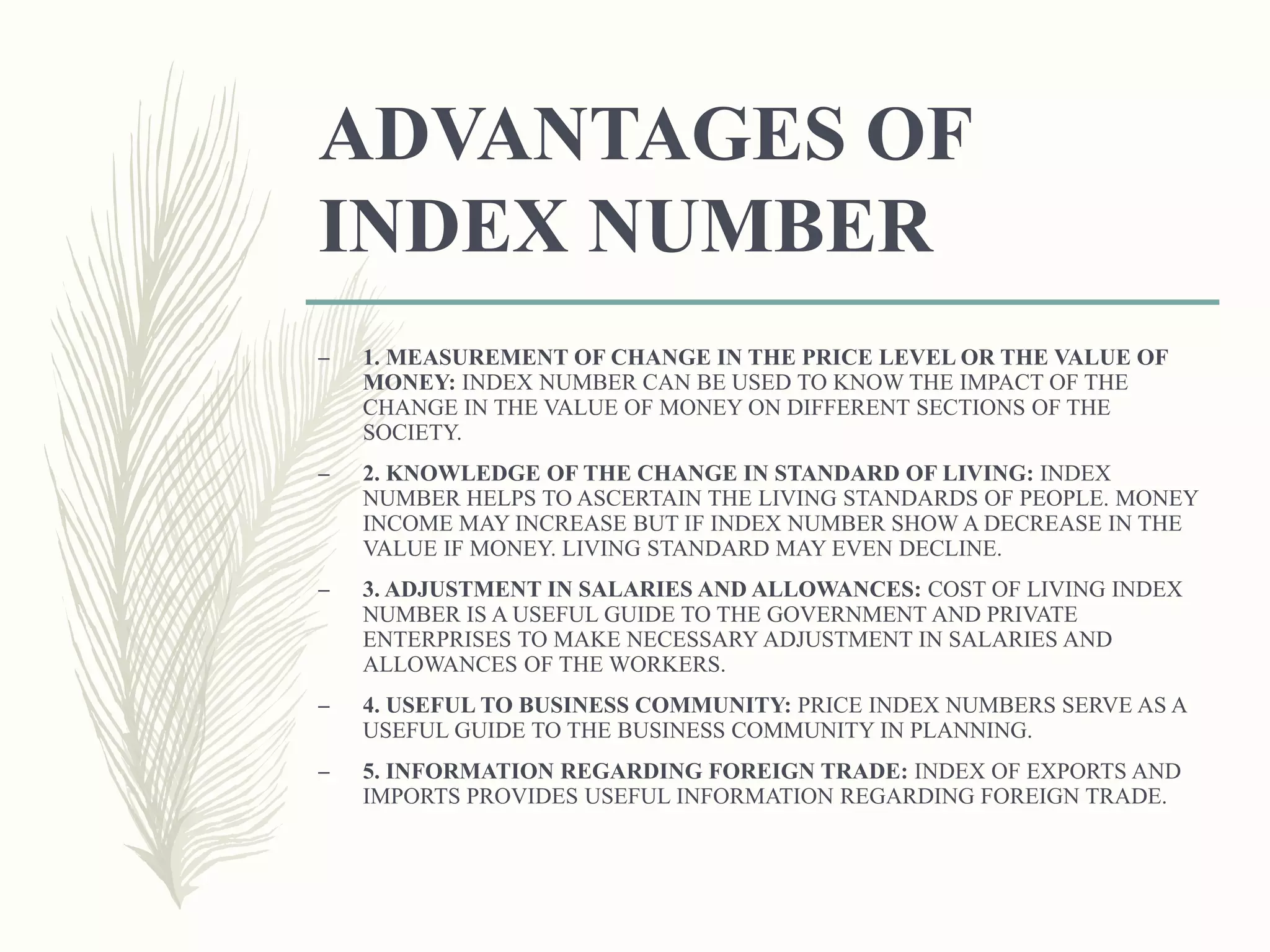 power point presentation on Types of index no | PPTX