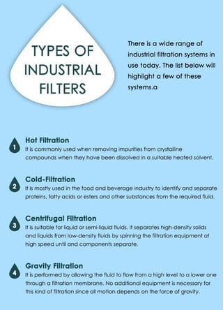 Types of Industrial Filters | PDF | Water Services | Home Utilities