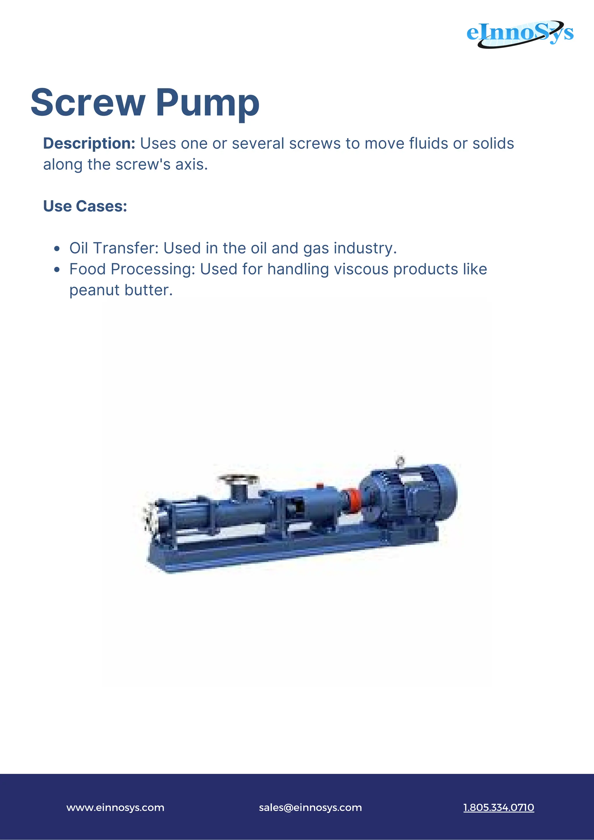 Types of Industrial Pumps and Their Use Cases | PDF