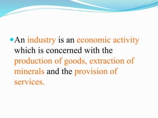 Types of industry | PPTX