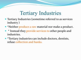 Types of industry | PPT