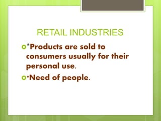 Types of indUSTRIES | PPTX