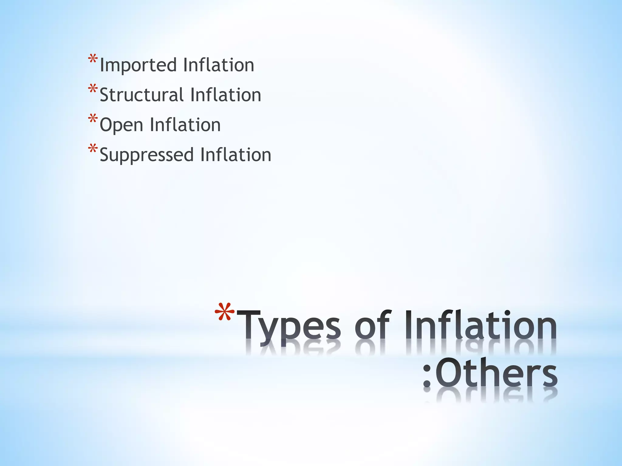 Types of inflation | PPTX