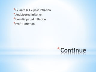 Types of inflation | PPT
