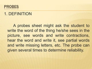 Types of informal assessment | PPTX