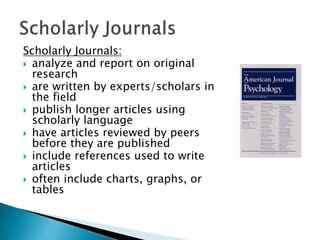 Types of information sources | PPTX