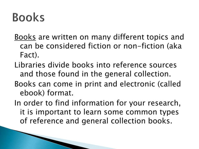 Types of information sources | PPTX