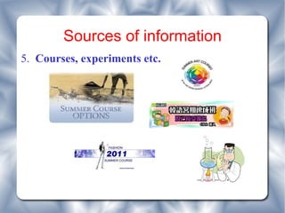 Types of information sources | PPT