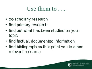 Types of information sources module | PPTX