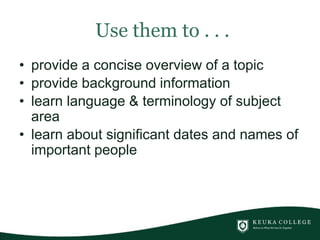 Types of information sources module | PPTX