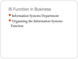 Types of information system. | PPT