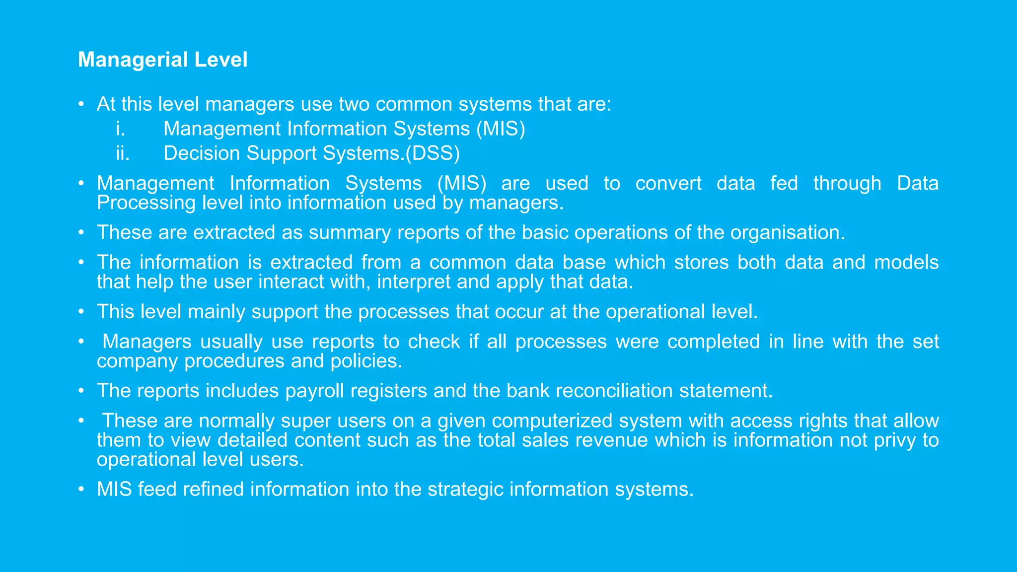 Types of information systems | PPT