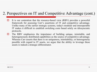 Types of Information Technology Capabilities and Their Role in ...