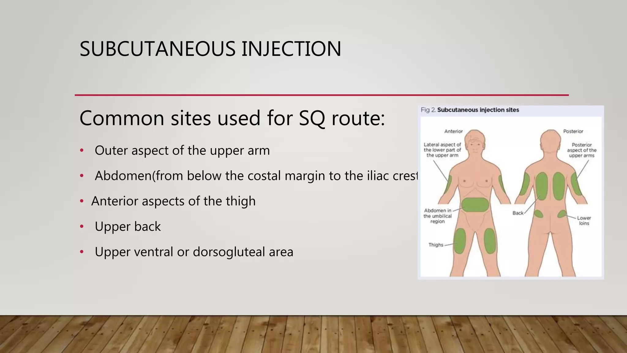 Types of injection | PPTX