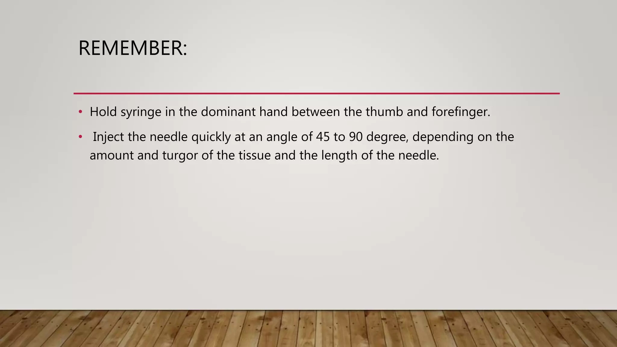 Types of injection | PPTX