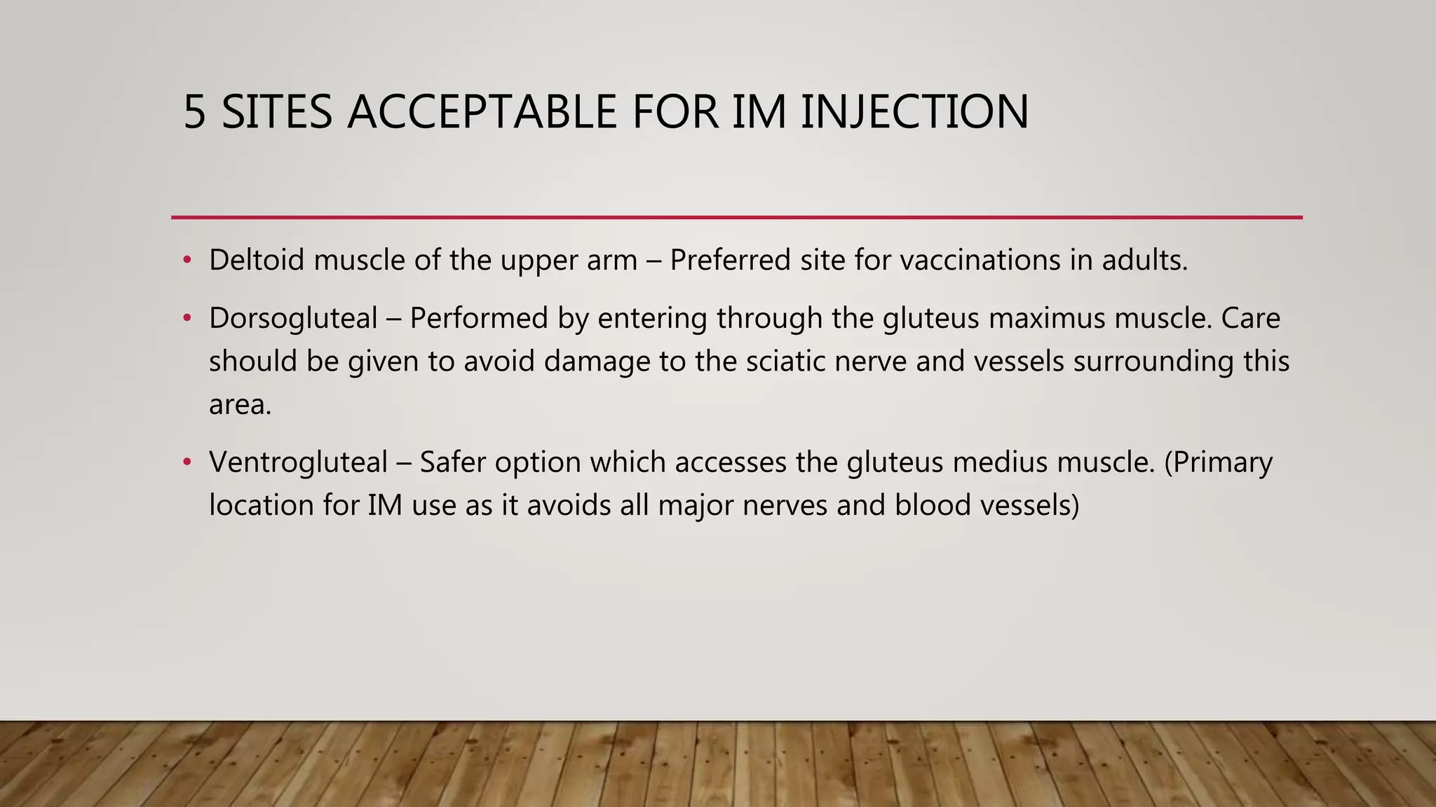 Types of injection | PPTX