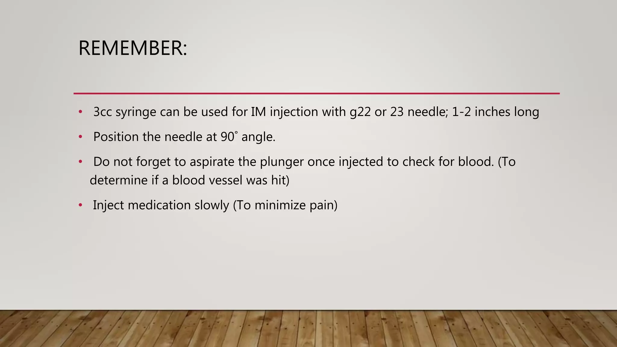 Types of injection | PPTX