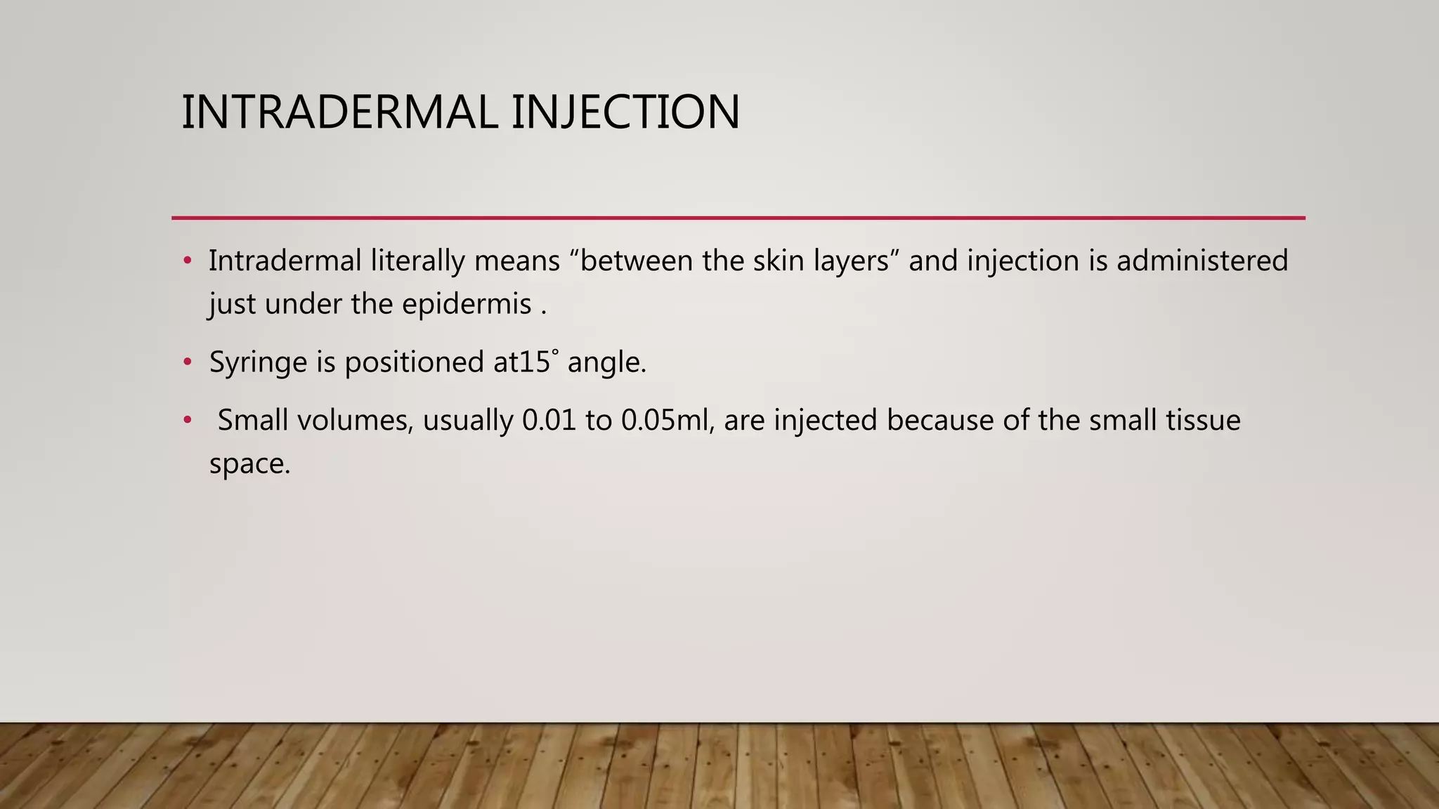 Types of injection | PPTX
