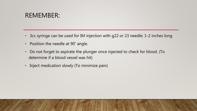 Types of injection | PPTX