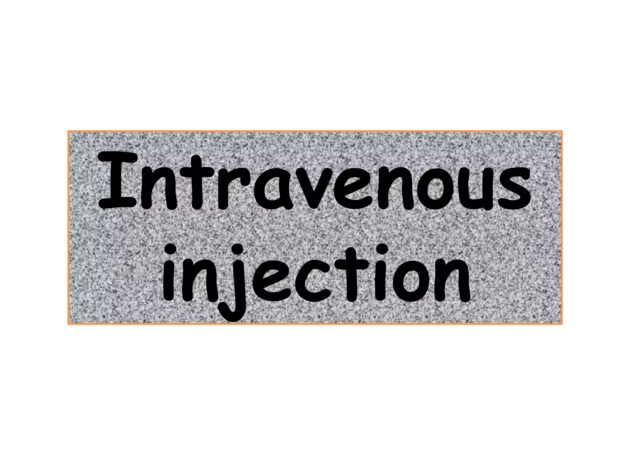 Types of injection routes | PPTX