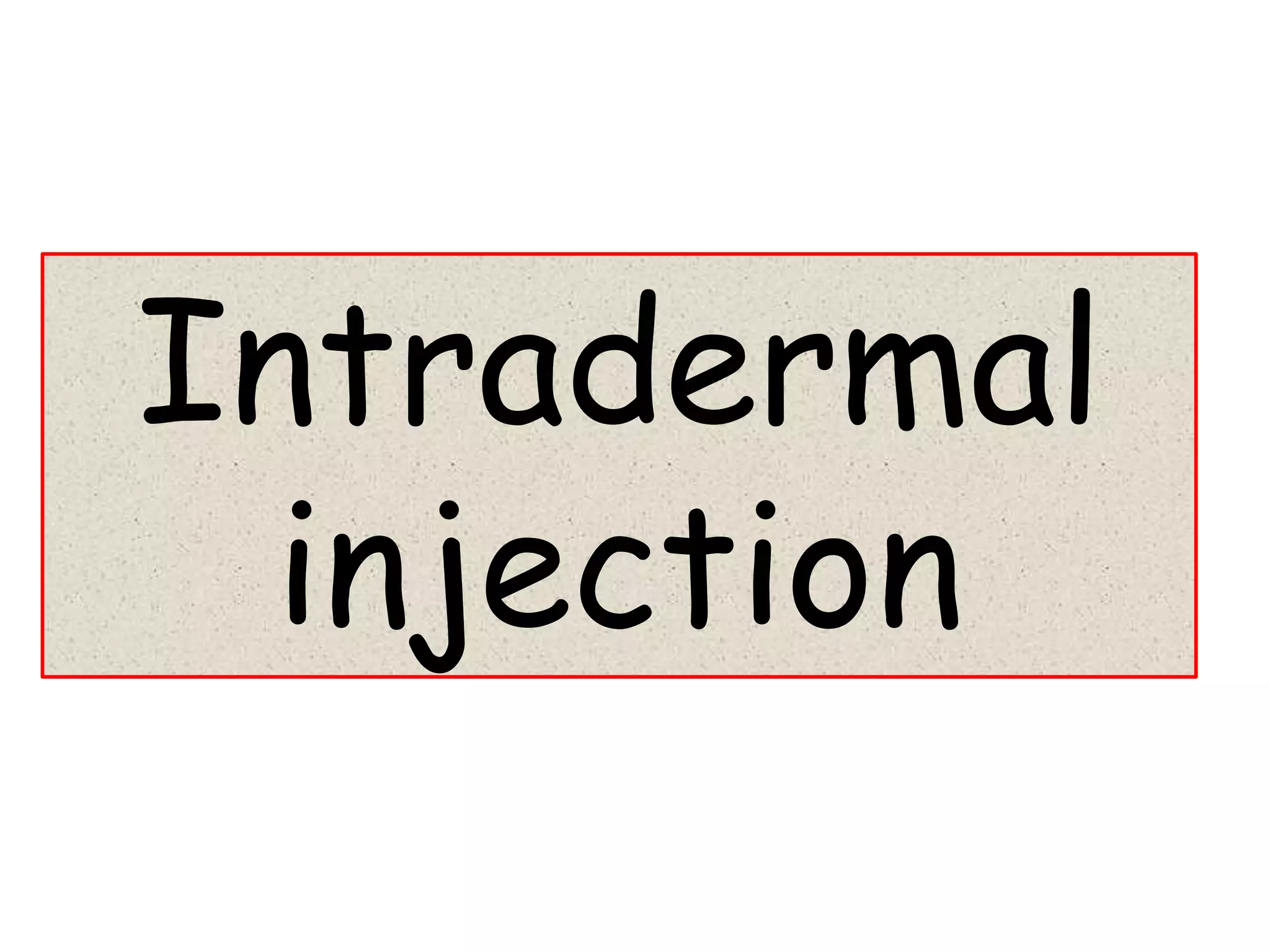 Types of injection routes | PPTX