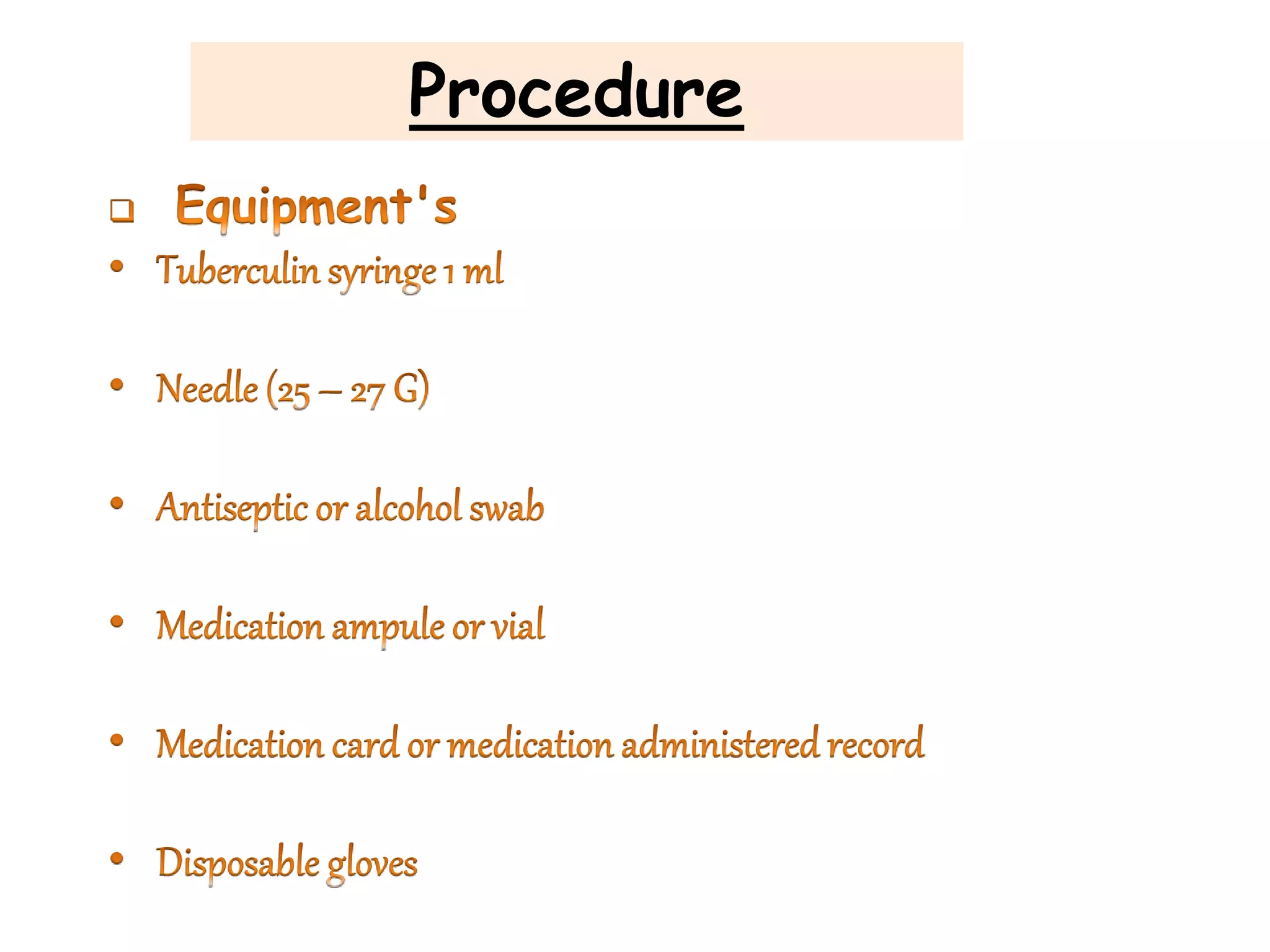 Types of injection routes | PPTX