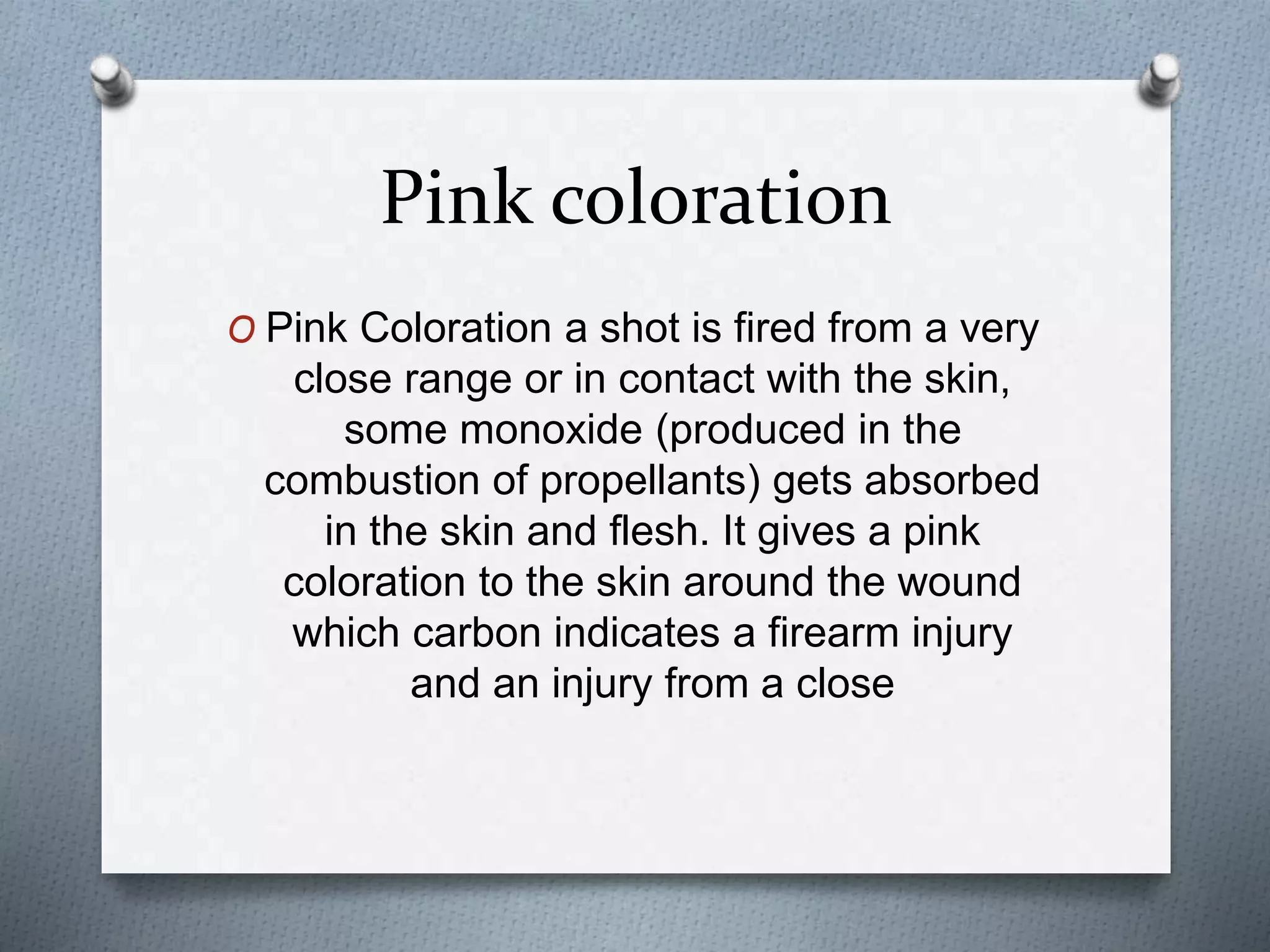 Types of injury and range of fire | PPTX