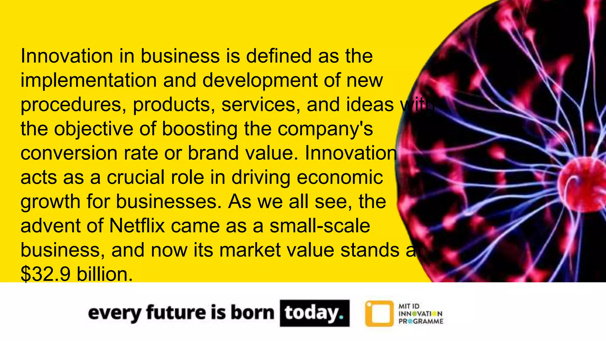 Types of Innovation - MIT ID Innovation | PPT
