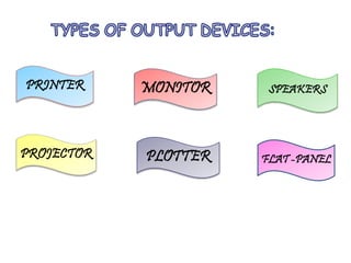 Types of input-output devices | PPTX