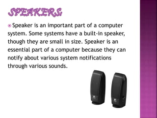 Types of input-output devices | PPTX