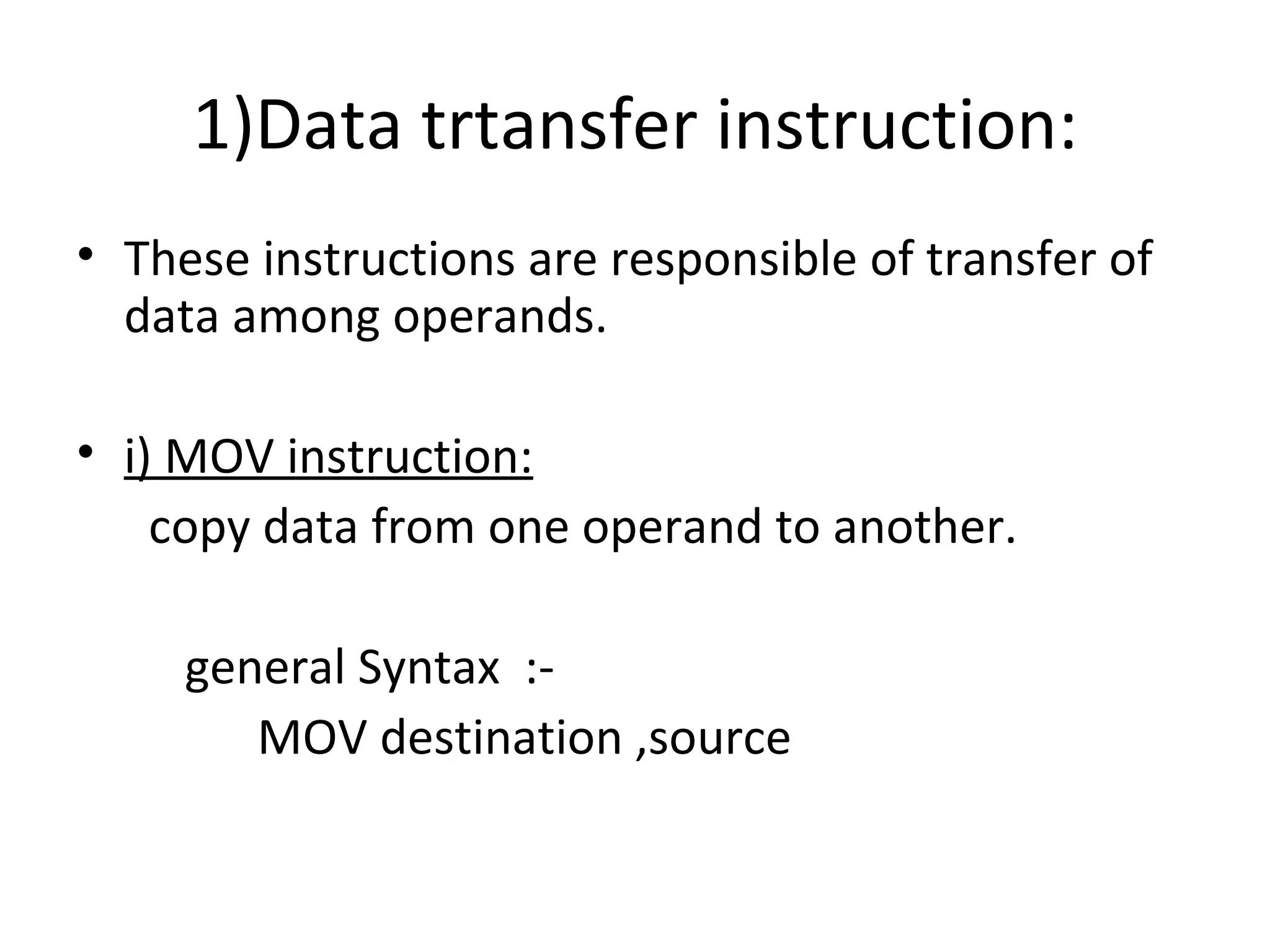 Types of instructions | PPT