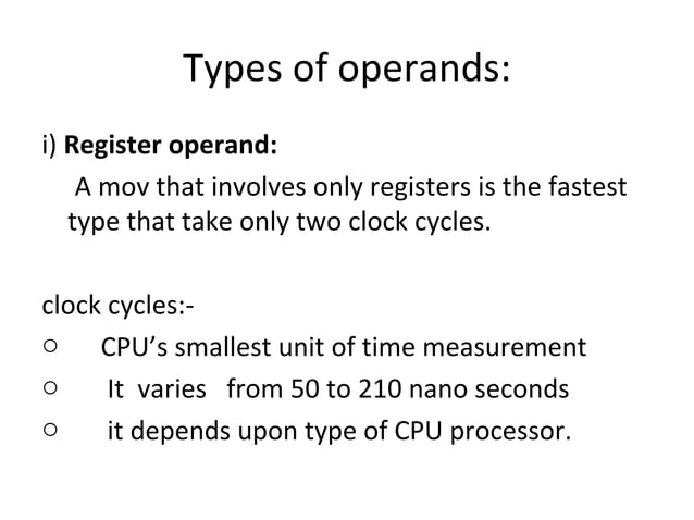 Instructions Meaning