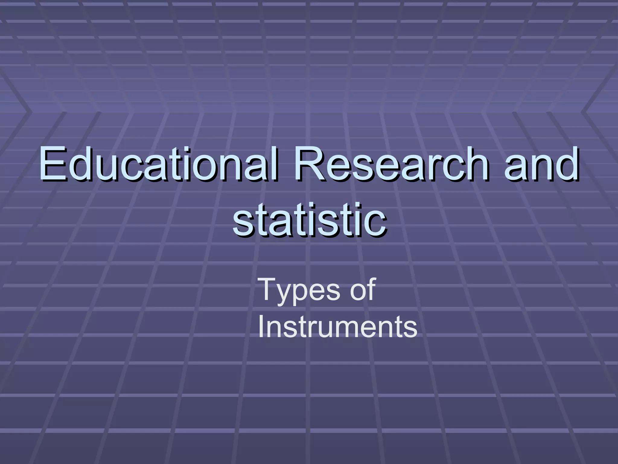 Types of instruments new | PPT