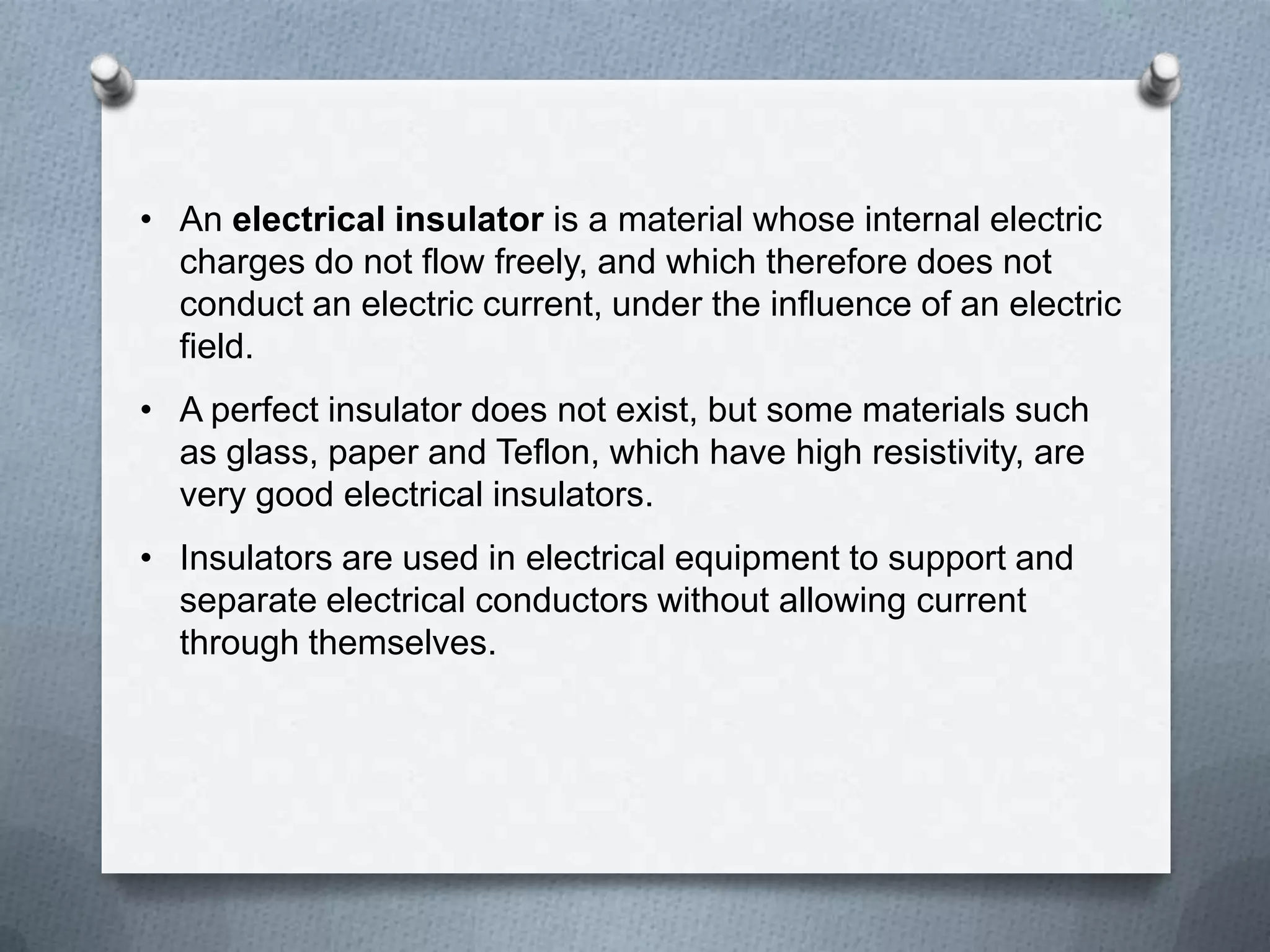 Types of insulator | PPTX