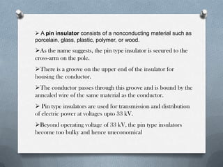 Types of insulator | PPTX