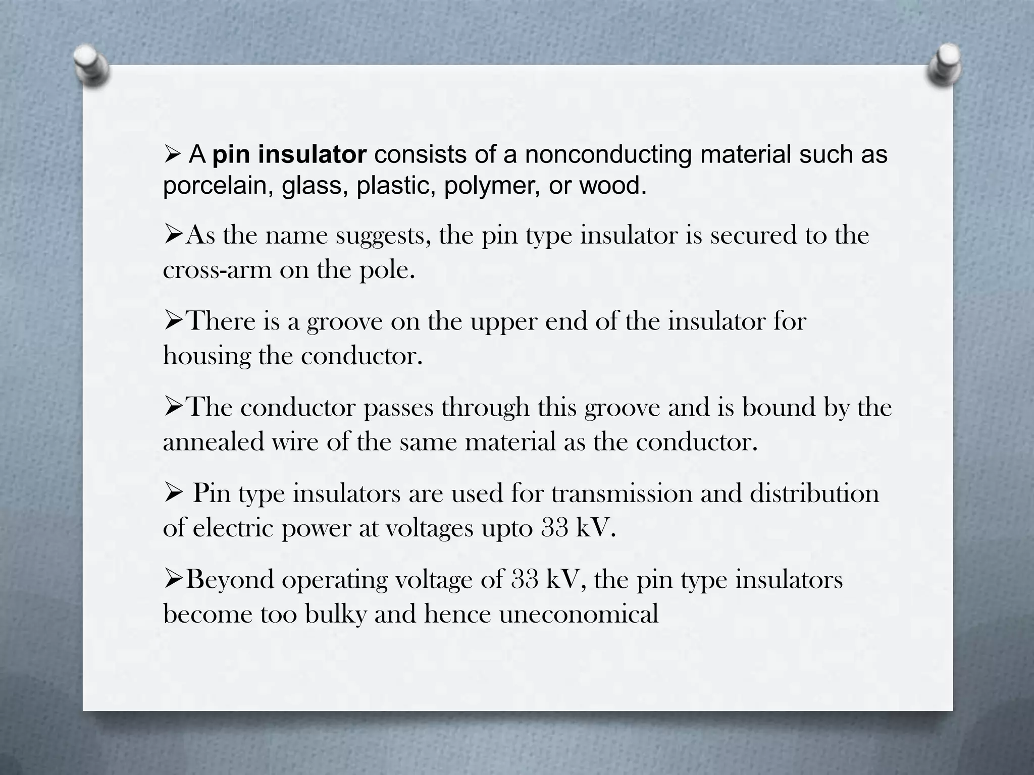 Types of insulator | PPTX